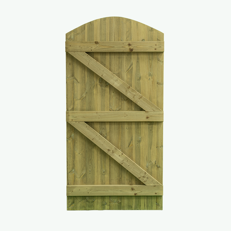 Ledged and Braced Gate Style Flat Top Hinge Side Right Size 0.91m wide ...