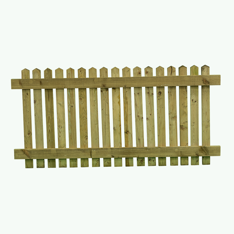 Palisade Panel Style Pointed Top Size 1.83m wide x 0.9m high