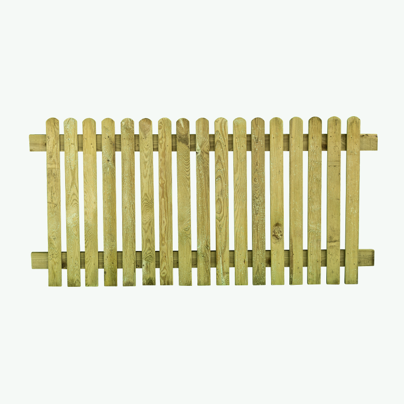 Palisade Panel Style Pointed Top Size 1.83m wide x 0.9m high