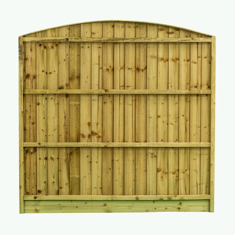 Closeboard Panel Style Flat Top Post Type Concrete Size 1.83m wide x 0 ...