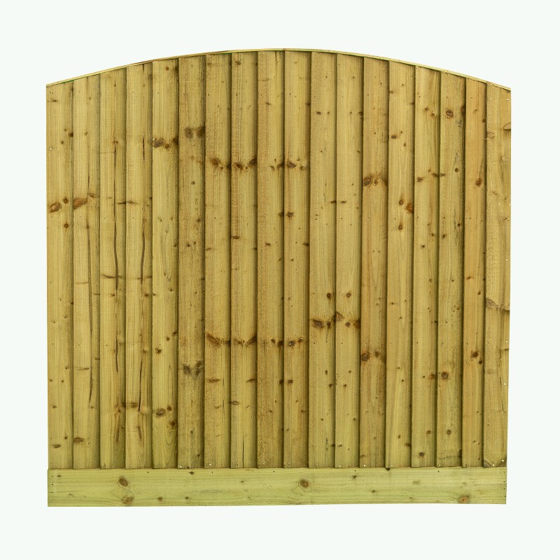 Closeboard Panel Style Flat Top Post Type Concrete Size 1.83m wide x 0 ...