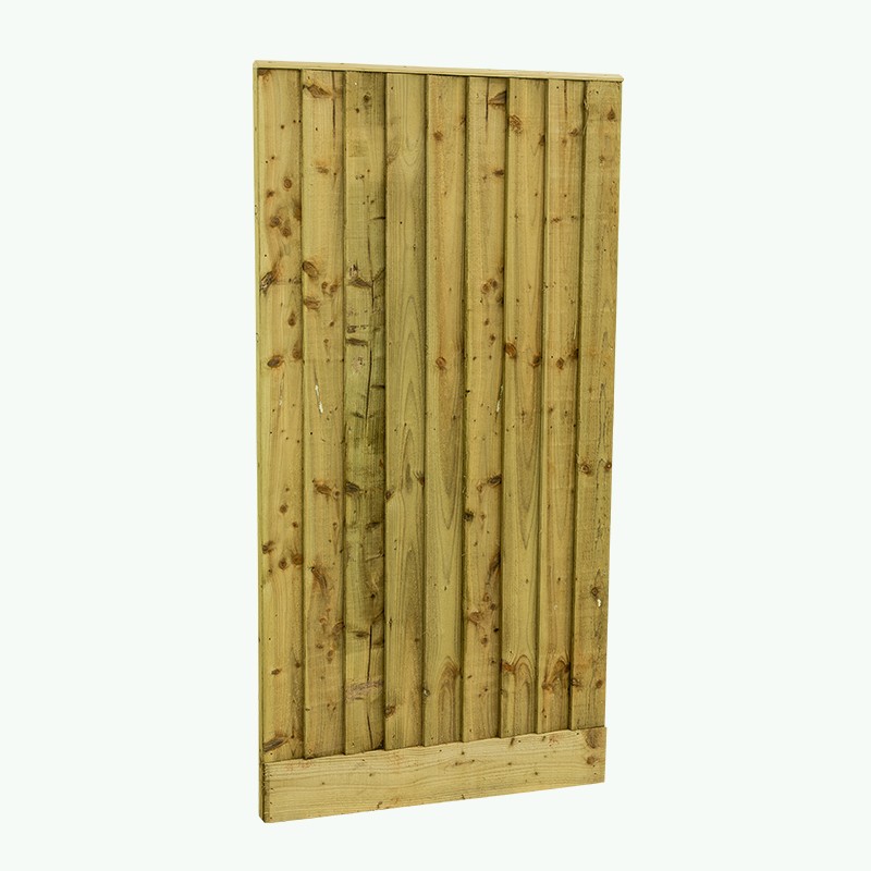 Closeboard Gate Style Flat Top Hinge Side Right Size 0.91m wide x 0.91m ...