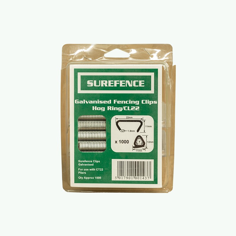 Galvanised Fence Clips Hog Ring/CL22