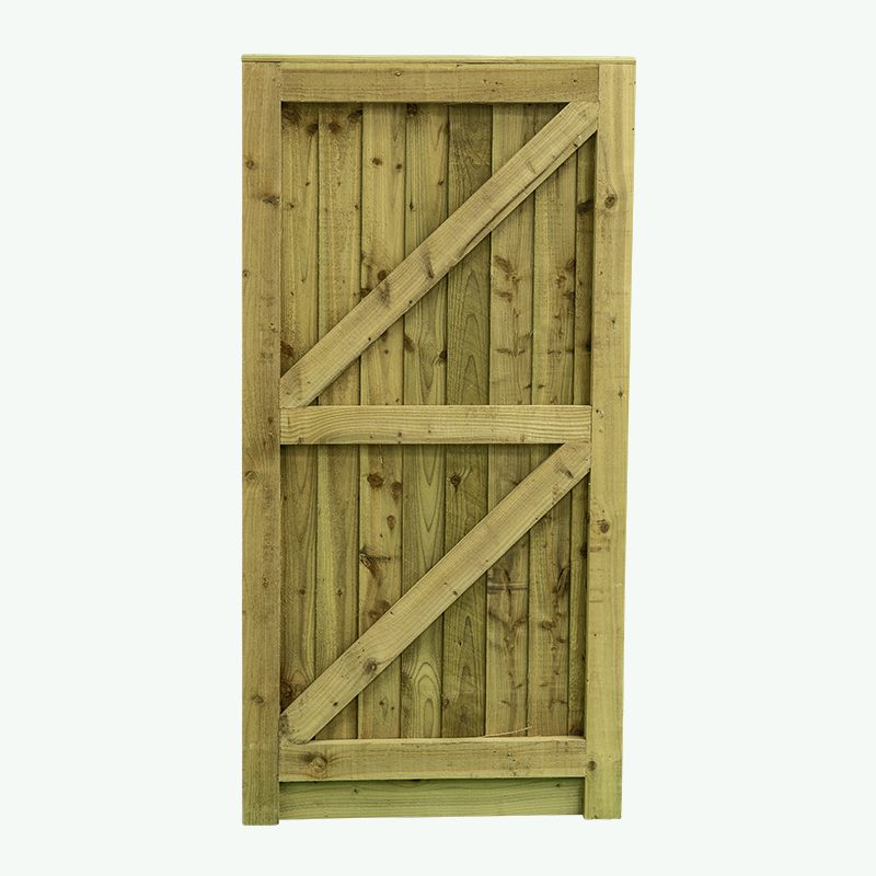 Closeboard Gate Style Flat Top Hinge Side Right Size 0.91m wide x 0.91m ...