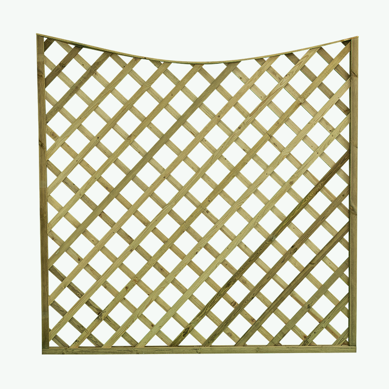 Diamond Trellis Style Flat Top Size 1.83m wide x 0.30m high